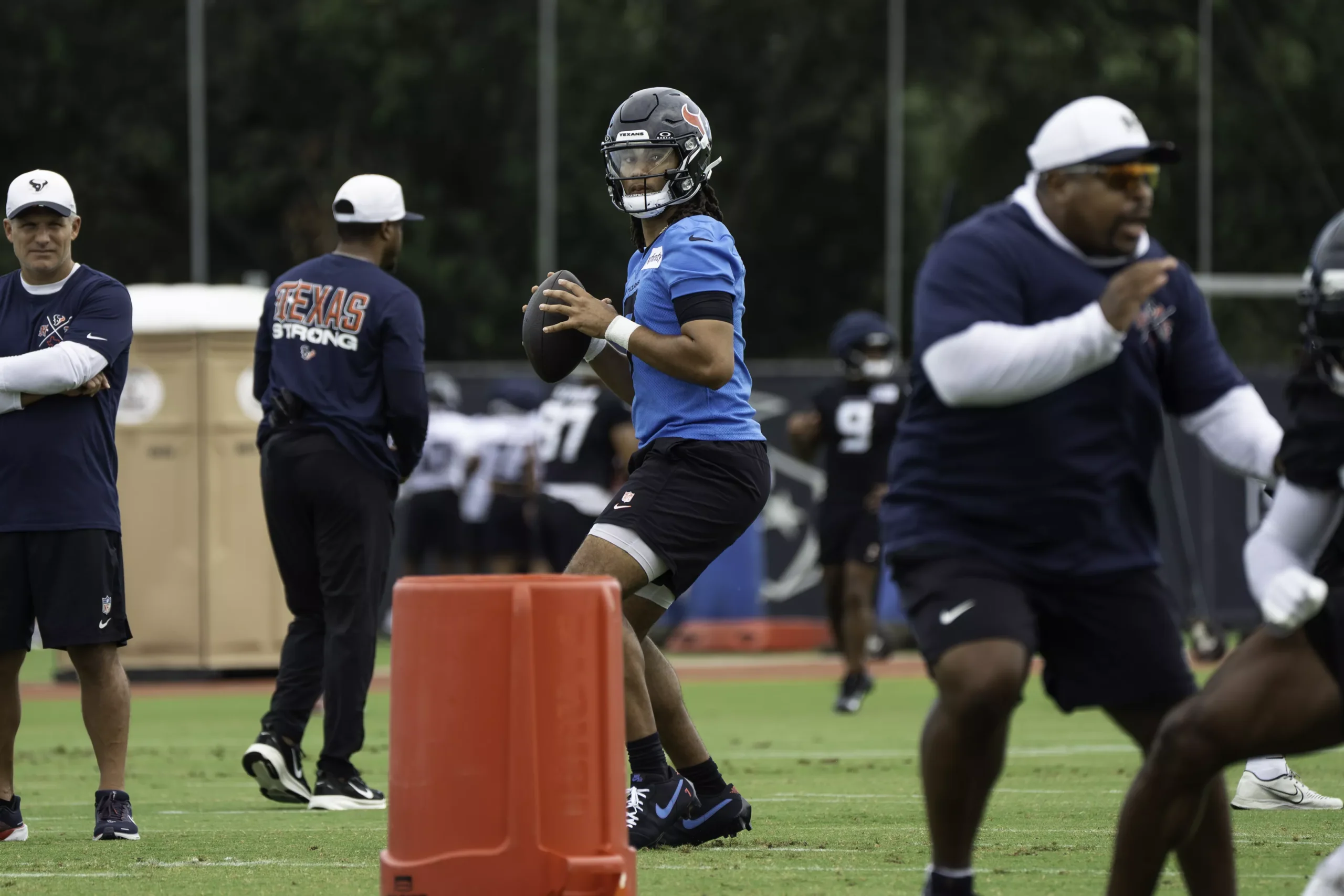 Offense Bounces Back in Second Day of Texans Practices in West Virginia